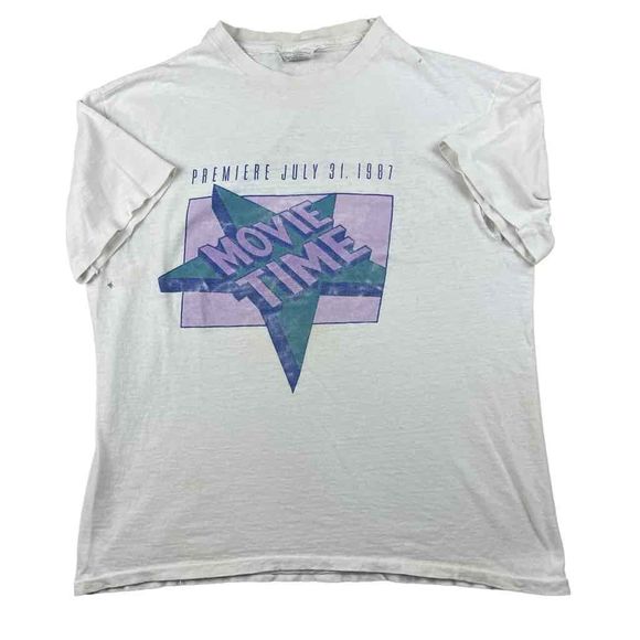 Vintage | Shirts | Vintage 987 Movie Time Premier Tshirt | Poshmark